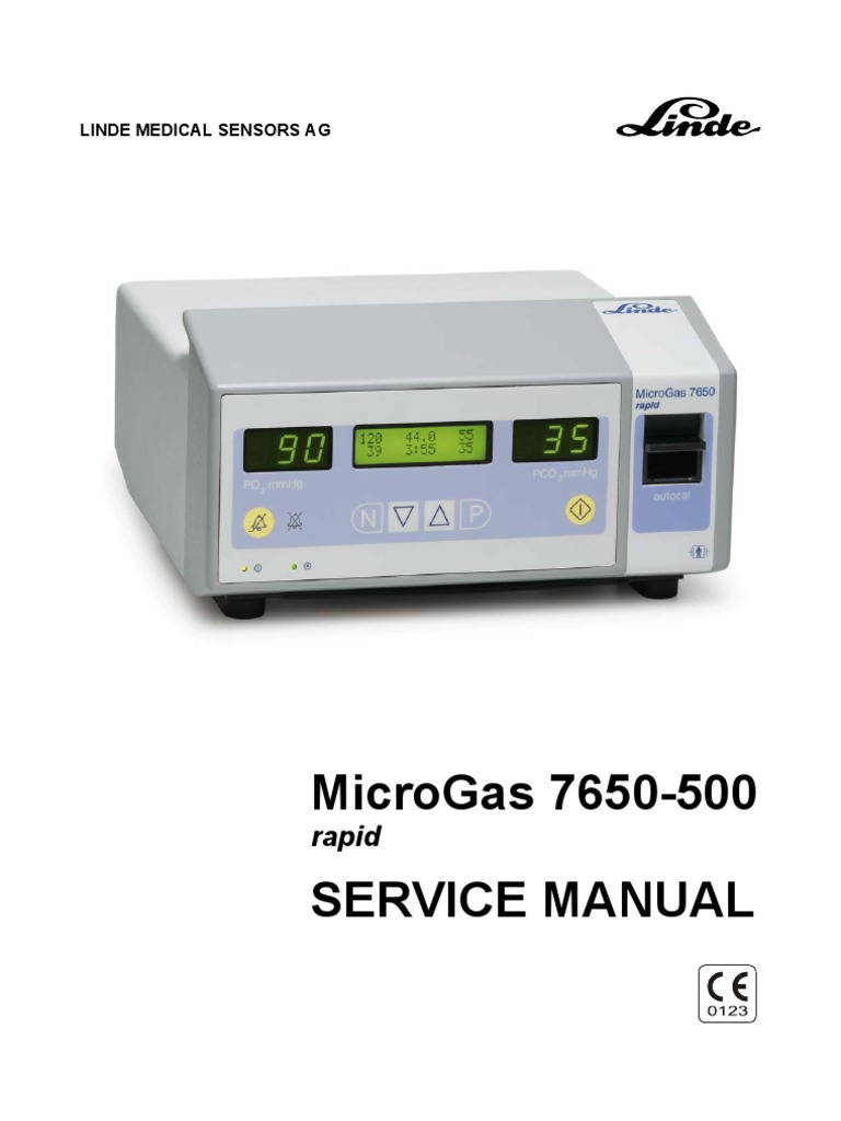 MicroGas 7650 Service Manual Feb 05 | PDF | Electrical Connector ...