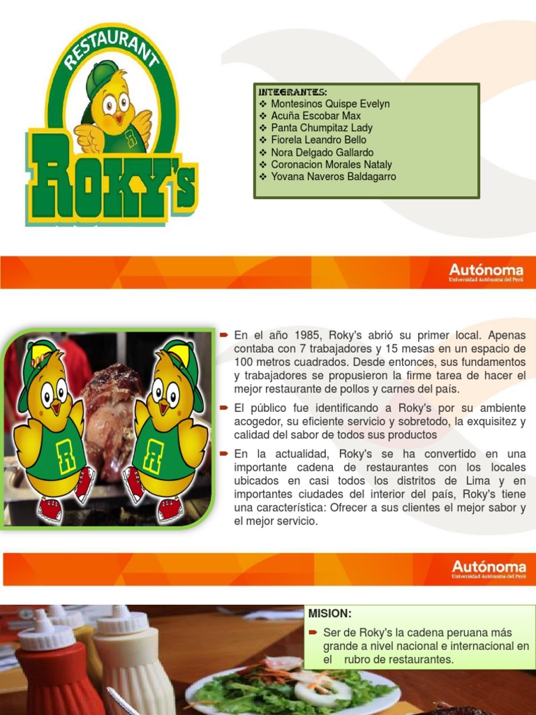 Trabajo Terminado de Polleria Rockys | Distribución (comercial ...