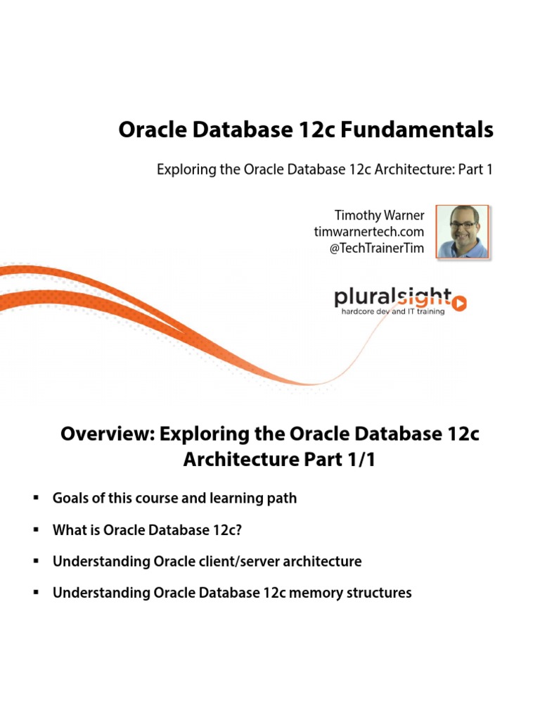 1 Oracle Database 12c Fundamentals Slides | PDF | Oracle Database | Databases