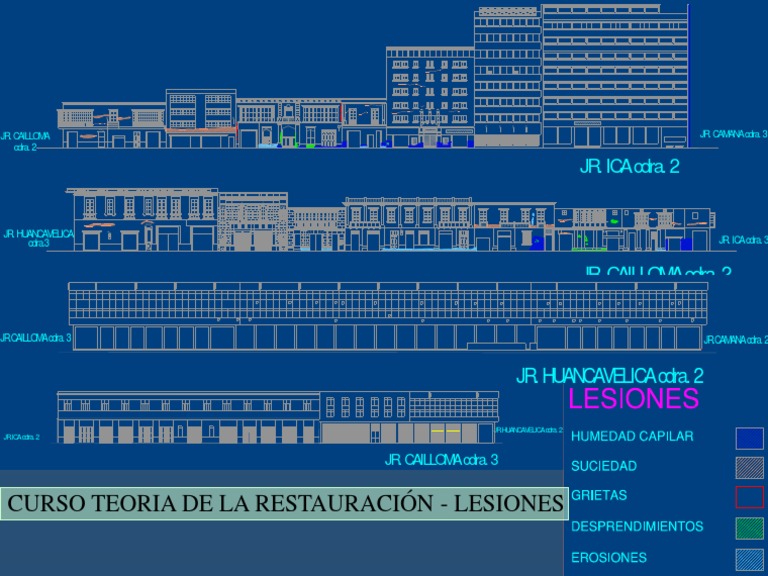 Curso Teoria de La Restauración - Lesiones: JR. ICA Cdra. 2 | PDF