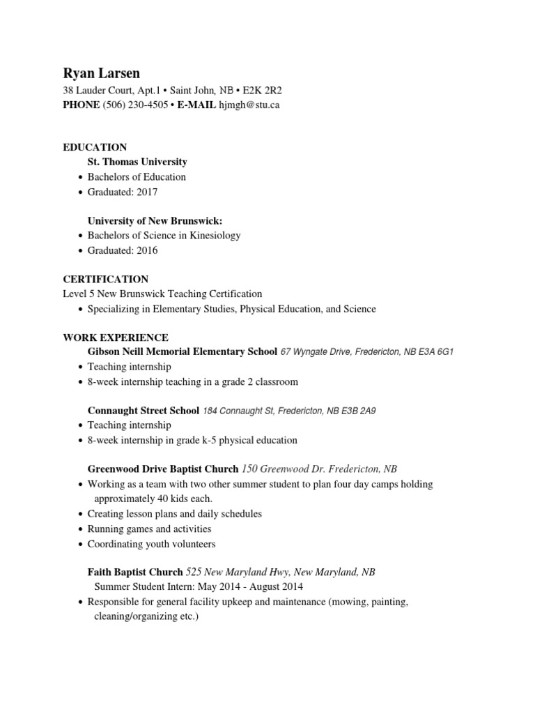 Stu Education - Application Resume | PDF | Further Education | Schools