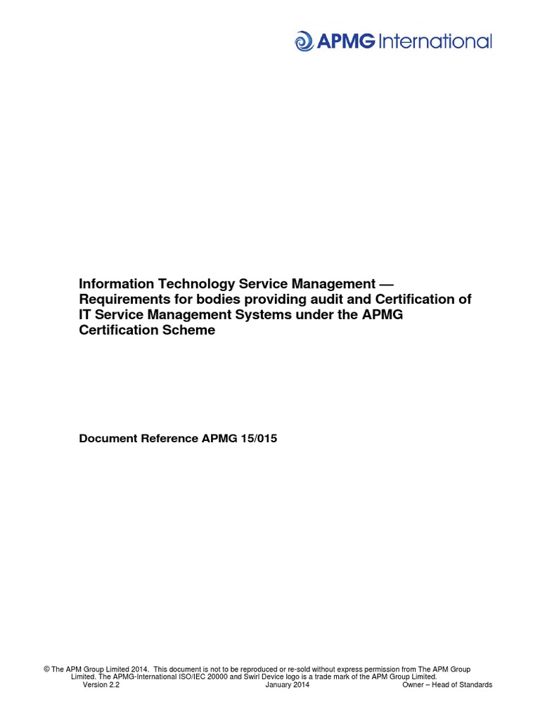 APMG Scheme Regulations v2.2 | PDF | International Electrotechnical ...