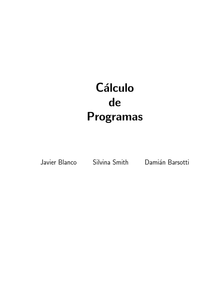 Calculo de Programas | PDF | Raíz cuadrada | Ecuaciones
