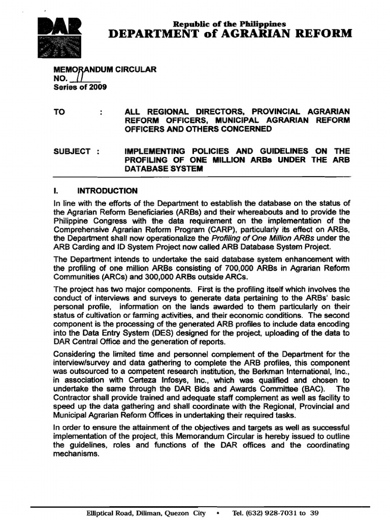 Profiling One Million ARBs in Philippines | PDF | Databases | Business