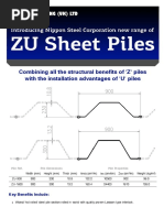 Sheet Pile Specs for Engineers | PDF