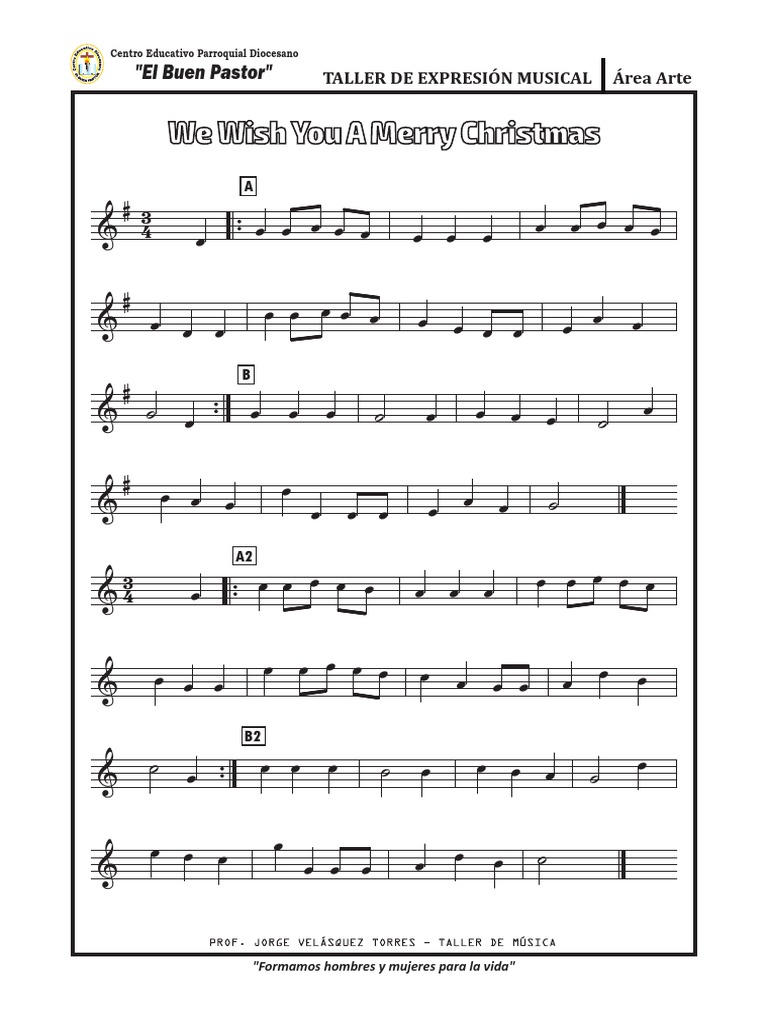 10 We Wish You A Merry Christmas | PDF