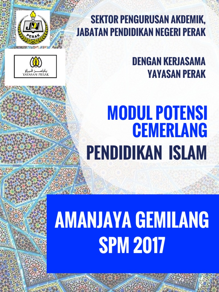Pend Islam - Modul Potensi Cemerlang PDF | PDF