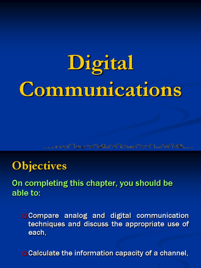 Digital Communications | PDF | Sampling (Signal Processing) | Analog To ... Digital Communications | PDF | Sampling (Signal Processing) | Analog To ...