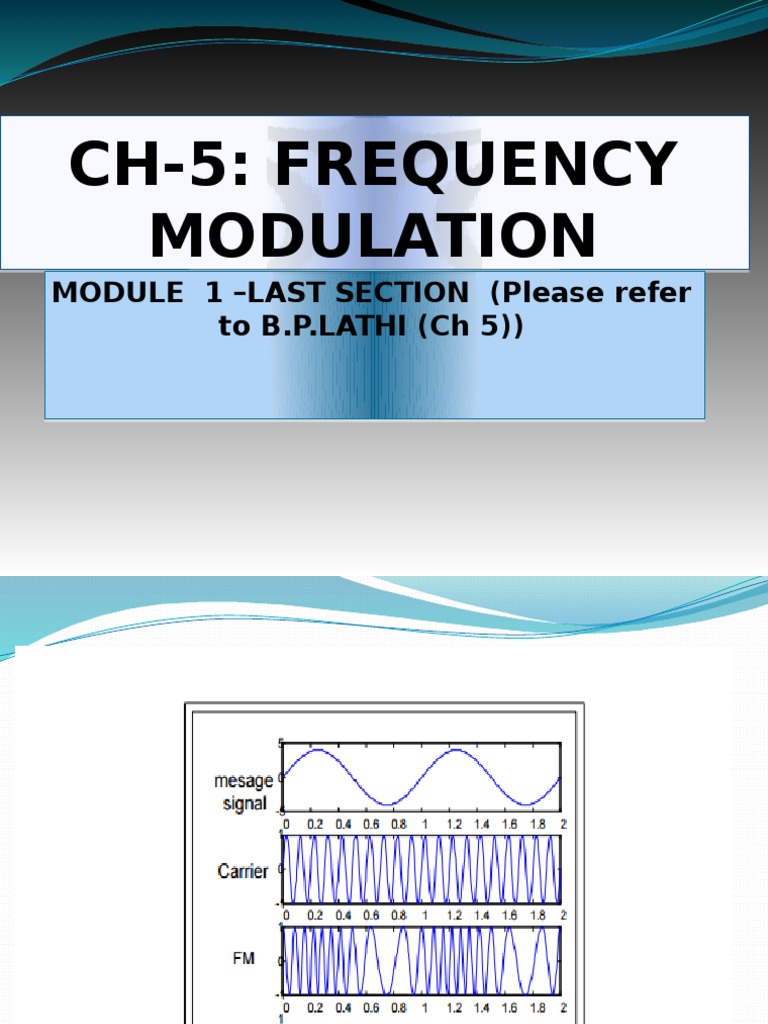 Understanding Frequency Modulation Concepts | PDF