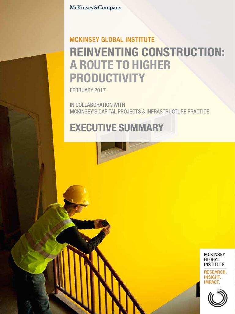 MGI Reinventing Construction Executive Summary | PDF | Mc Kinsey ...