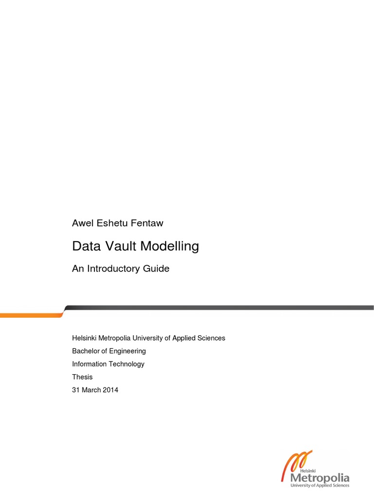 Data Vault Modelling | Download Free PDF | Data Warehouse | Big Data