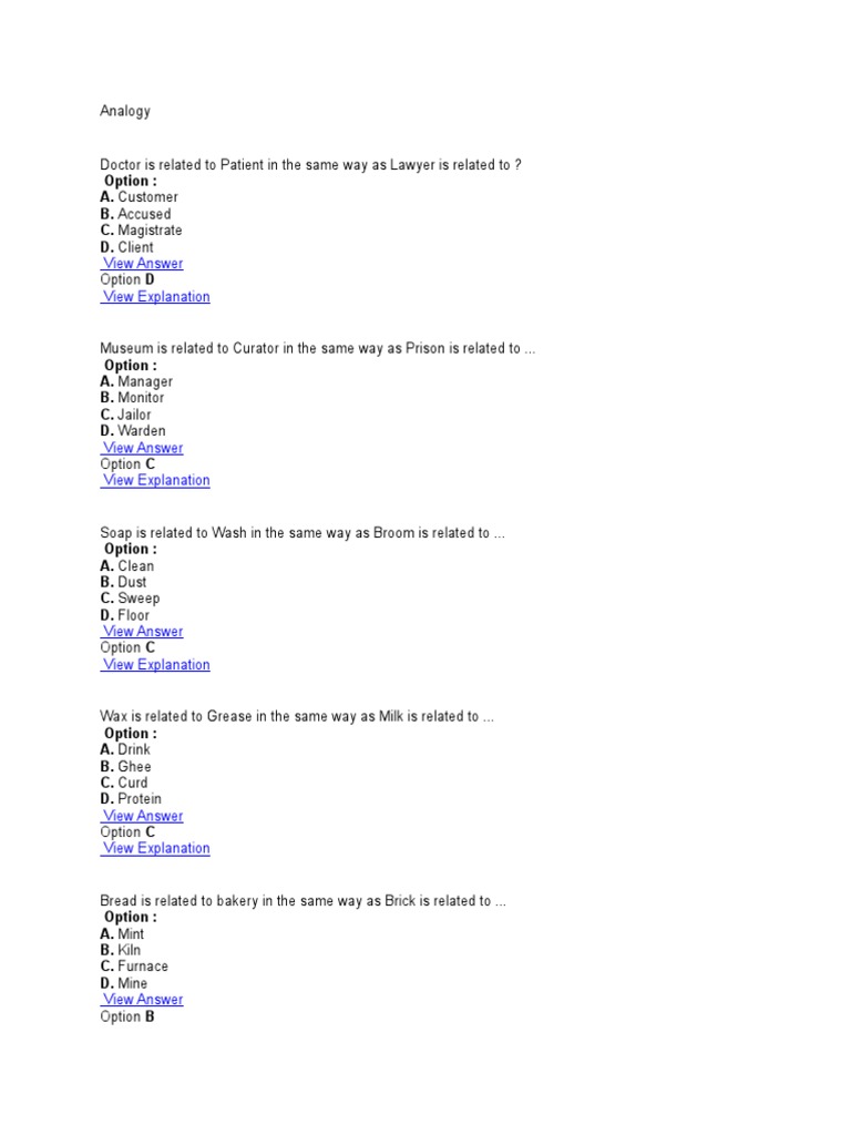 Analogy | PDF | Rock (Geology) | Science