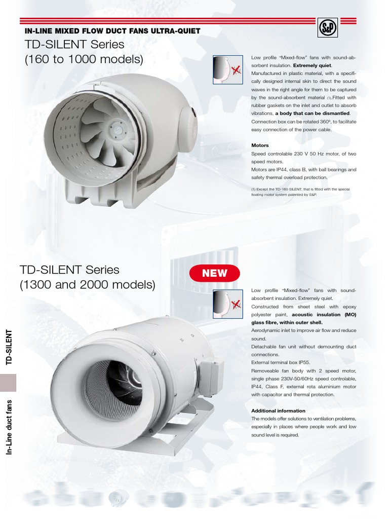 En 586 596 TD Silent Fid5841 | PDF | Duct (Flow) | Applied And ...
