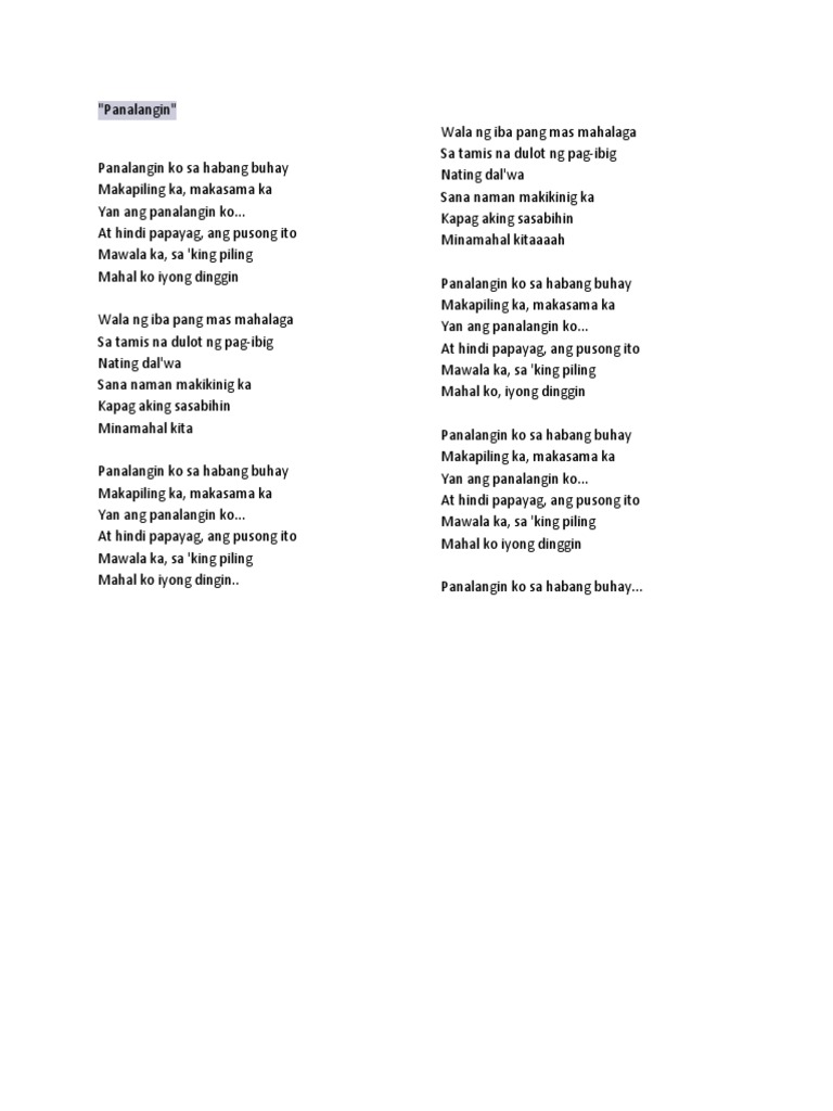 Panalangin | PDF