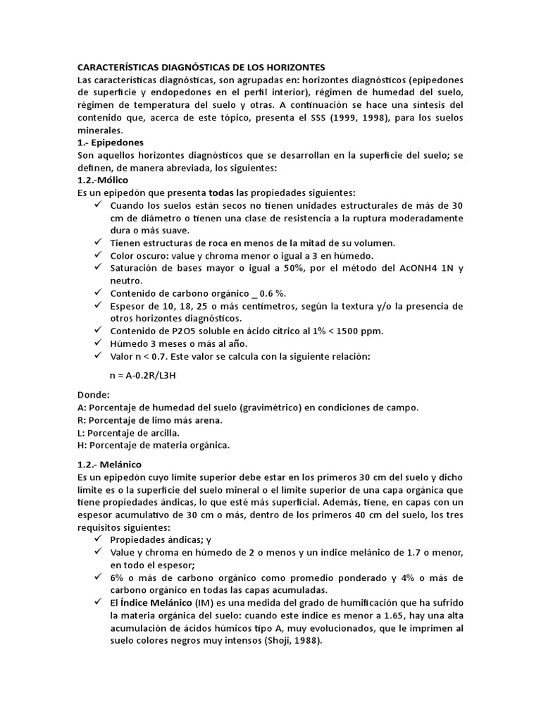 Epipedon y Endopedon | PDF | Arcilla | Suelo