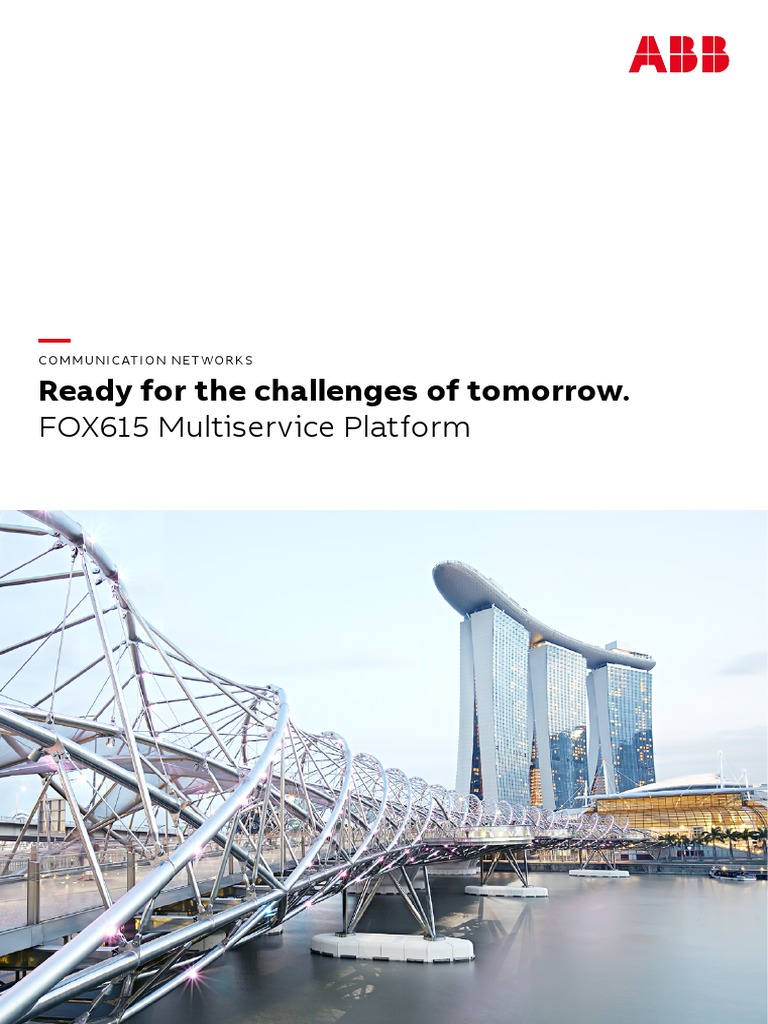 ABB FOX615 Brochure Web PDF | PDF | Telecommunication | Computer Network