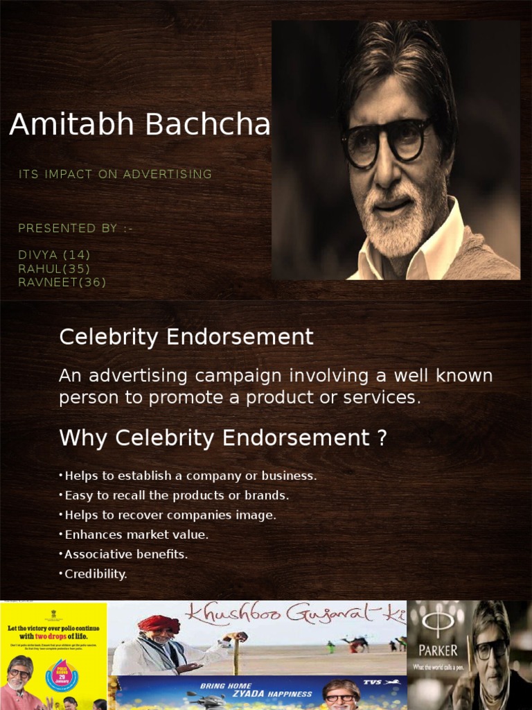 Amitabh Bachchan's Impact on Advertising | PDF | Advertising | Business