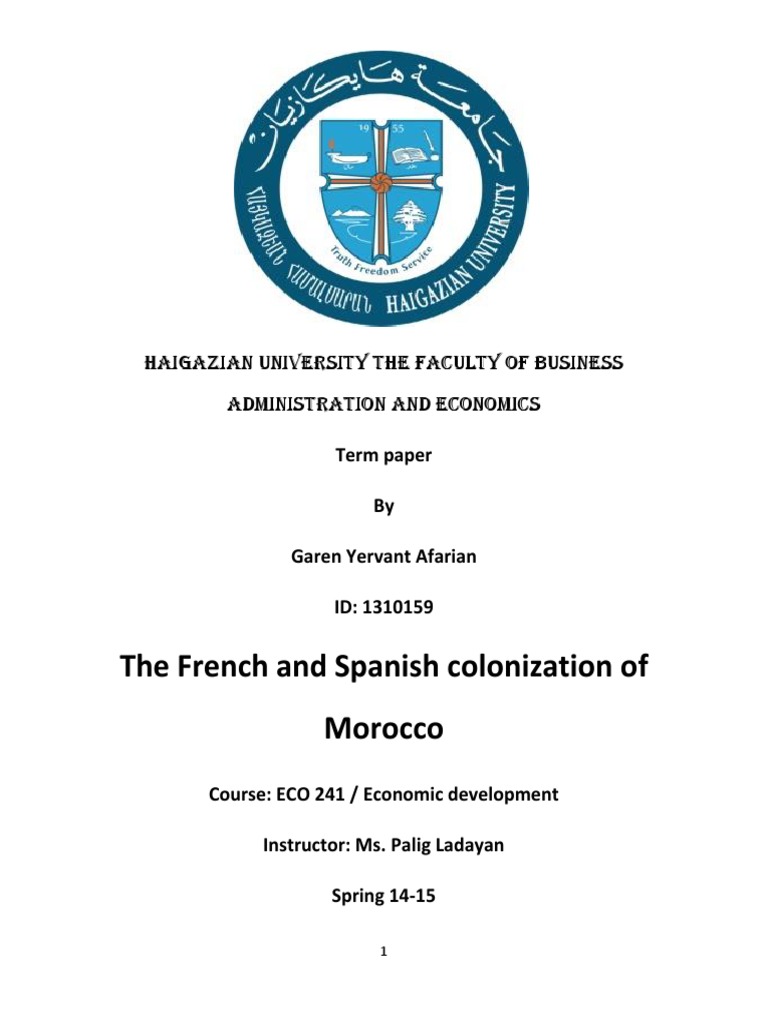 Colonization of Morocco | Morocco | Western Sahara