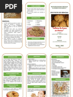 Triptico Queque Zanahoria | PDF | Cocina occidental | Comida regional y étnica