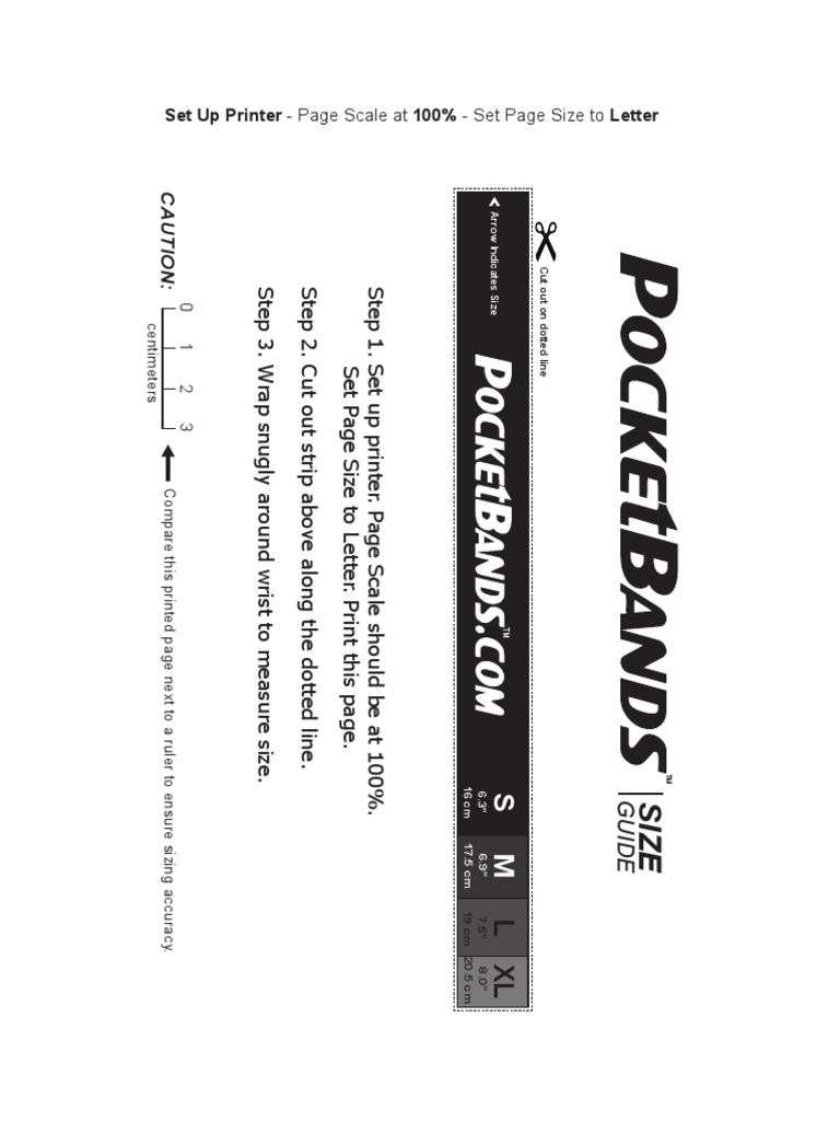 Set Up Printer - Page Scale at 100% - Set Page Size To Letter | PDF