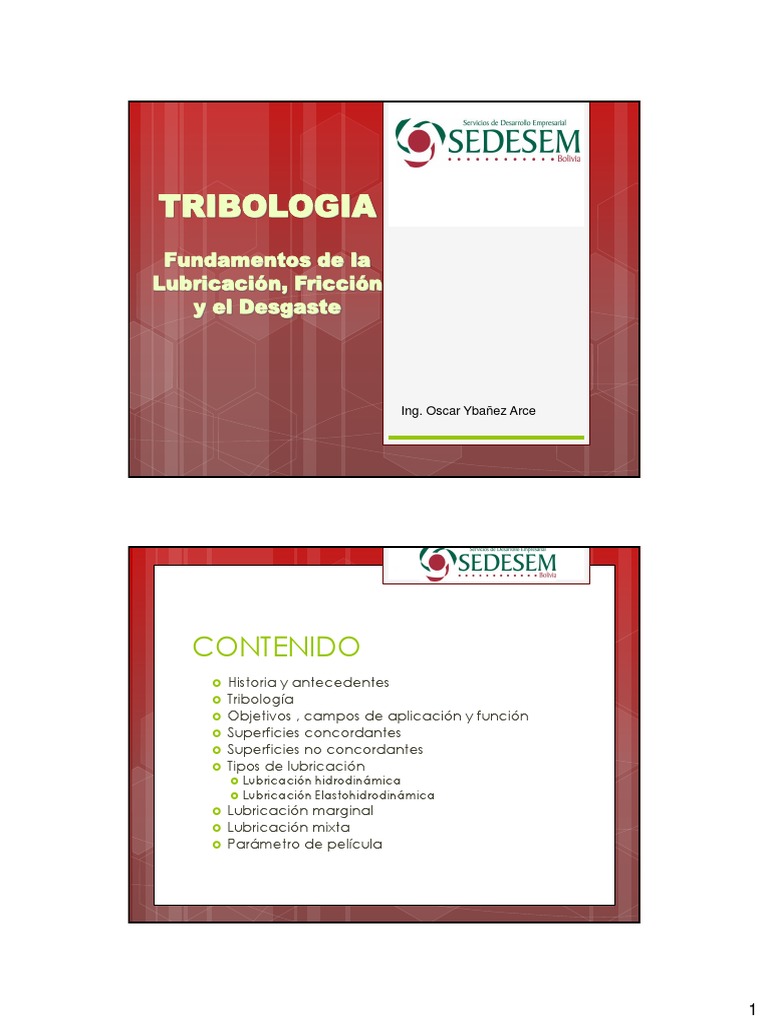 Fundamentos de Tribología y Lubricación | PDF | Lubricante | Fricción