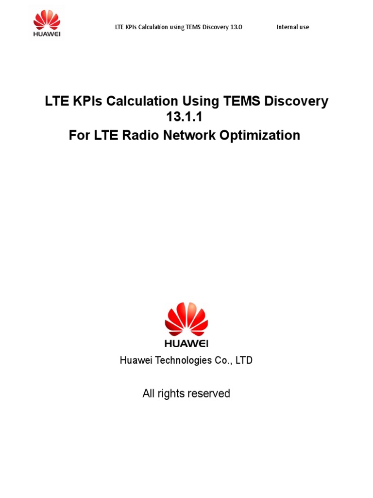 Lte Kpis Calculation Pdf Lte Telecommunication File Transfer