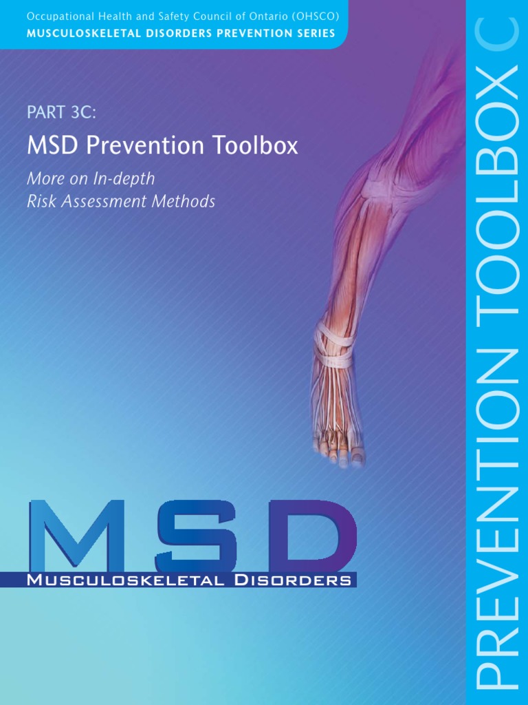 MSD Prevention Toolbox PartC English in Depth Risk Assessment Final ...