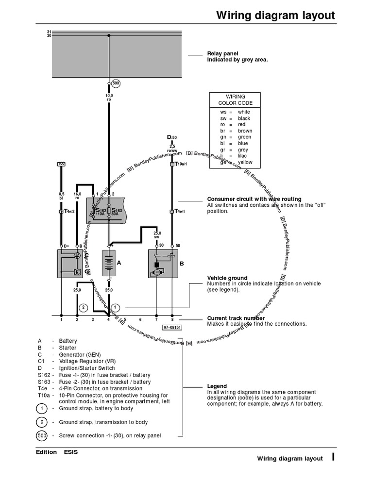 VW Wiring Diagram | PDF | Electrical Connector | Fuse (Electrical)