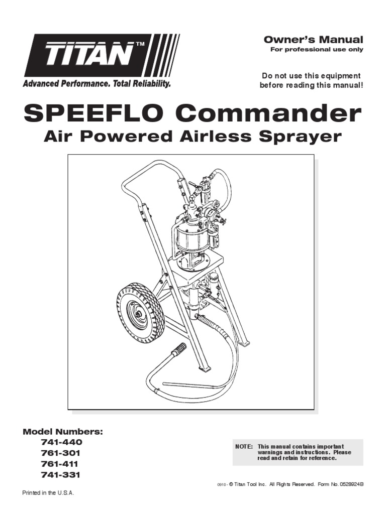 Commander Manual Titan | PDF | Pump | Valve