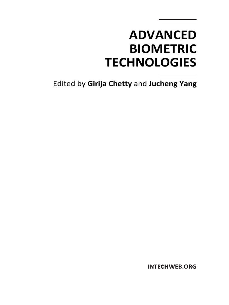 Advanced Biometric Technologies PDF | PDF | Biometrics | Matrix ...
