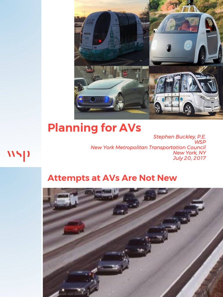 Planning For Autonomous Vehicles | PDF | Autonomous Car | Industries