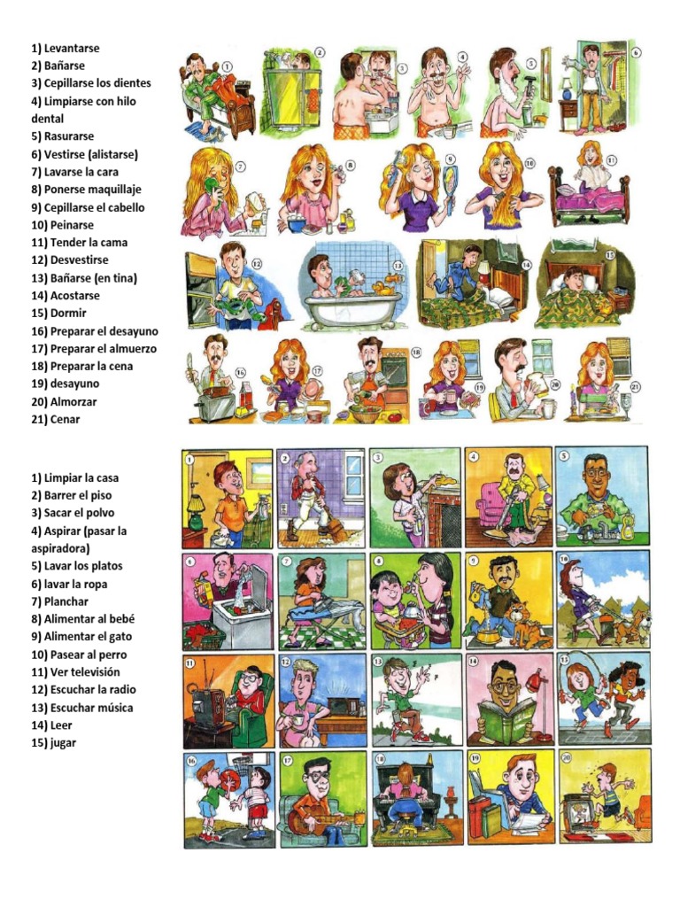 Actividades Diarias | PDF | Artes del Lenguaje y Comunicación