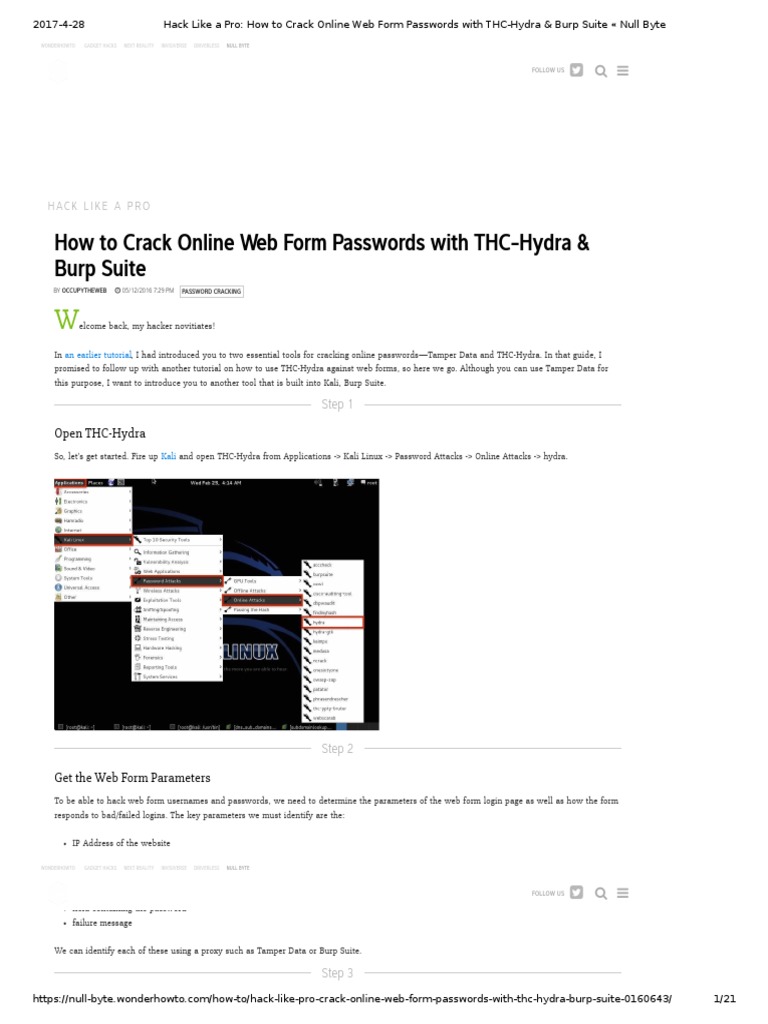 Web Cracking | PDF | Proxy Server | Password