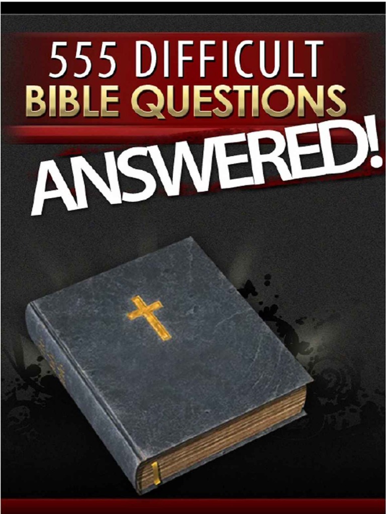 555 Difficult Bible Questions Answered | John The Baptist | Paul The ...