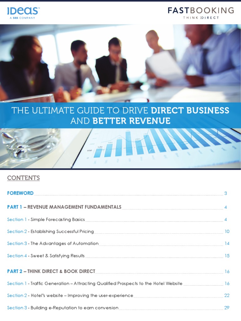 IDeaS Fastbooking Ebook-Rev16 | PDF | Strategic Management | Demand