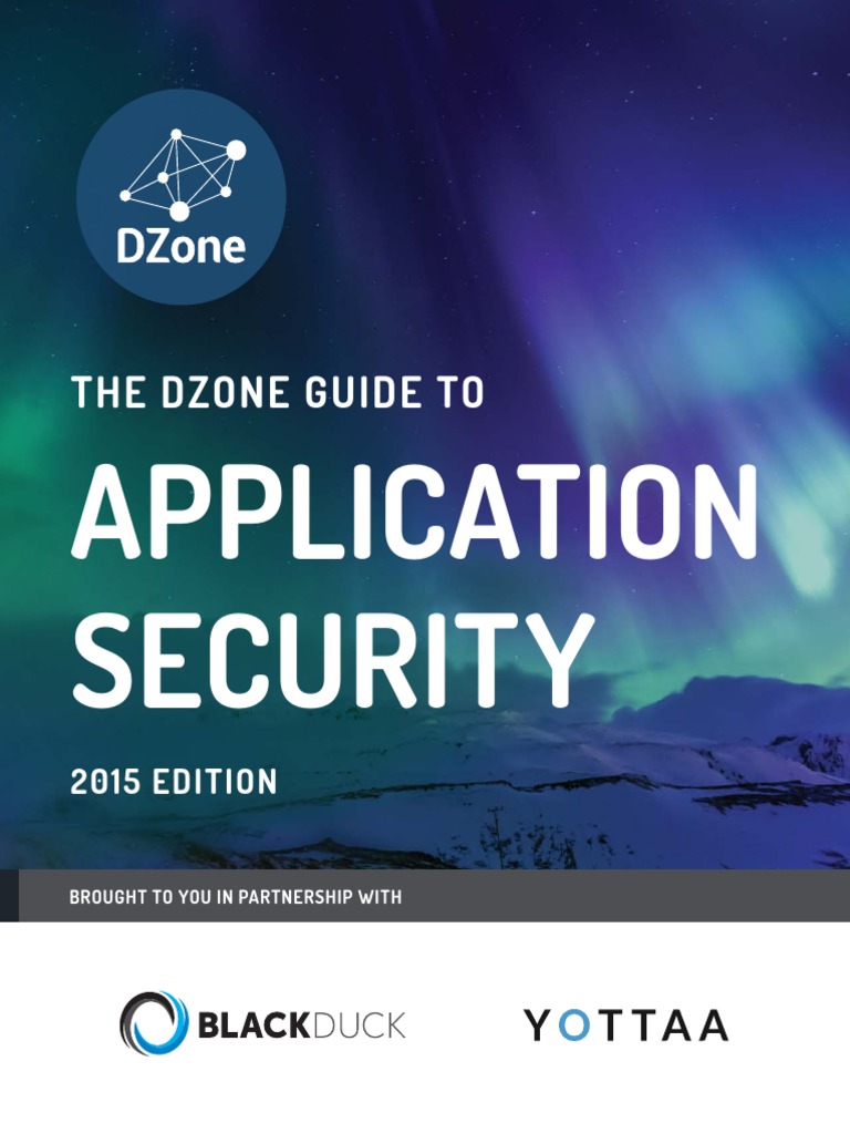 Application Security: The Dzone Guide To | PDF | Password | Transport Layer Security