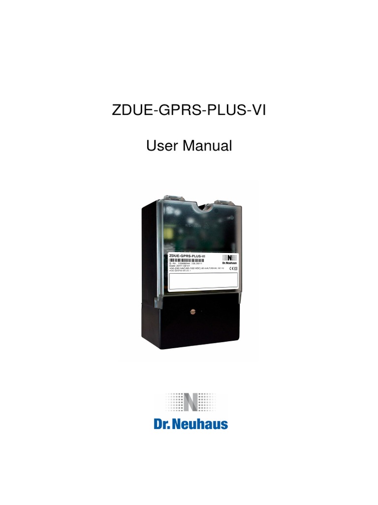 Usermanual Zdue Gprs Plus Vi | PDF | General Packet Radio Service ...