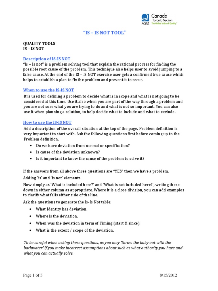 Defining Problems Through Dichotomous Analysis: An Introduction to the ...