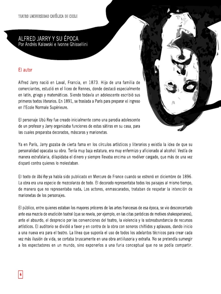 LECTURA. Alfred Jarry y Su Epoca. Patafisica y Dadaismo PDF | PDF