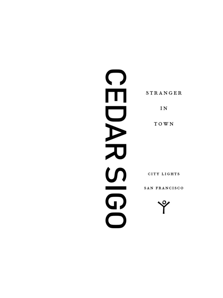 First Five Poems From Stranger in Town | PDF