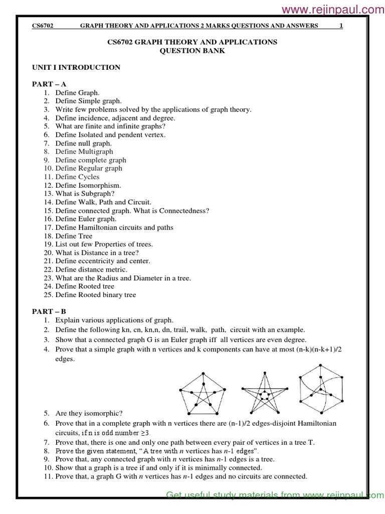 Graph | PDF | Graph Theory | Recurrence Relation