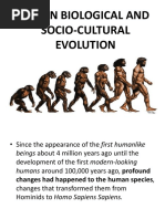 UCSP - Human Evolution | PDF | Paleolithic | Human