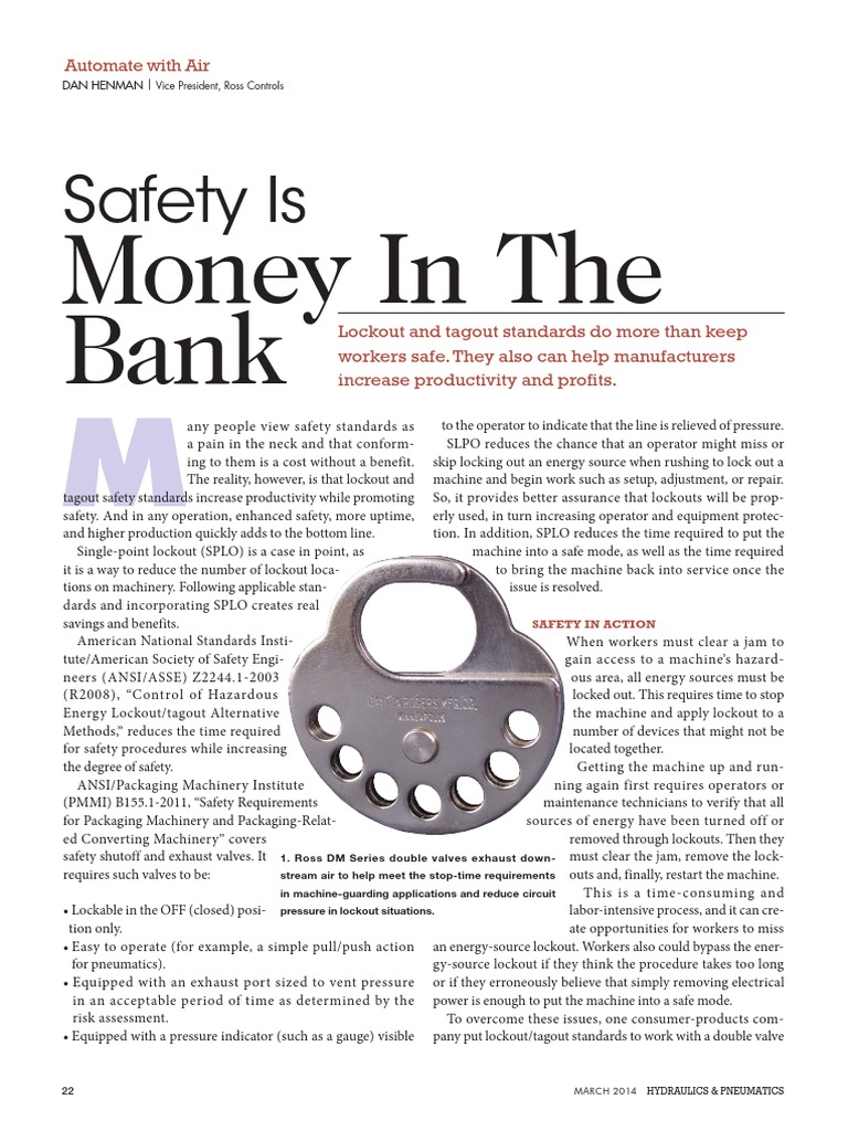 Benefits of Single-Point Lockout Systems | PDF | Mechanical Engineering ...