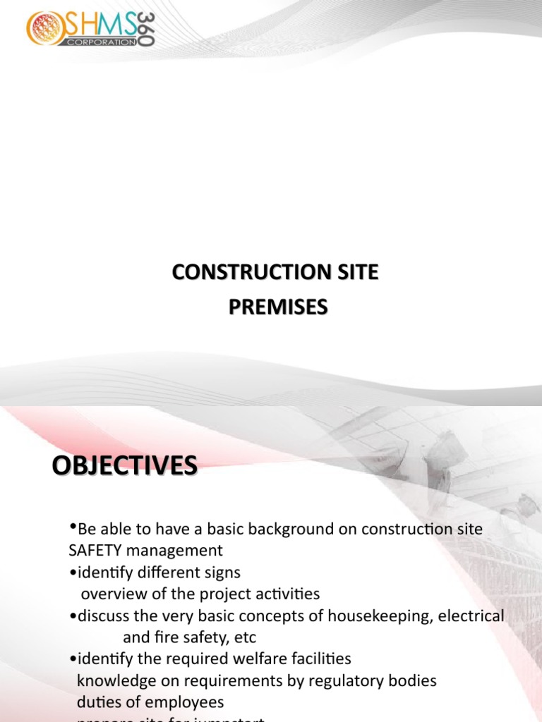 2.1. Construction Site Premisses | Download Free PDF | Safety | Traffic