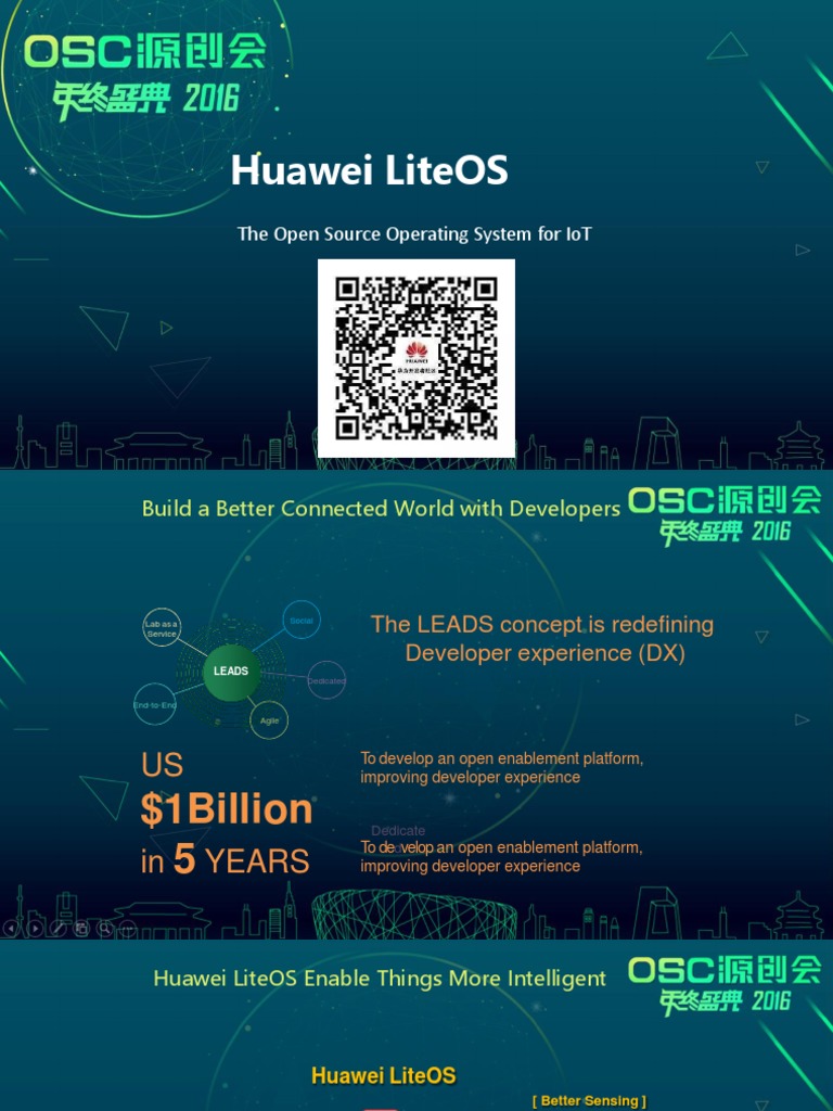 Huawei LiteOS: Open Source IoT OS | PDF | Gateway (Telecommunications ...
