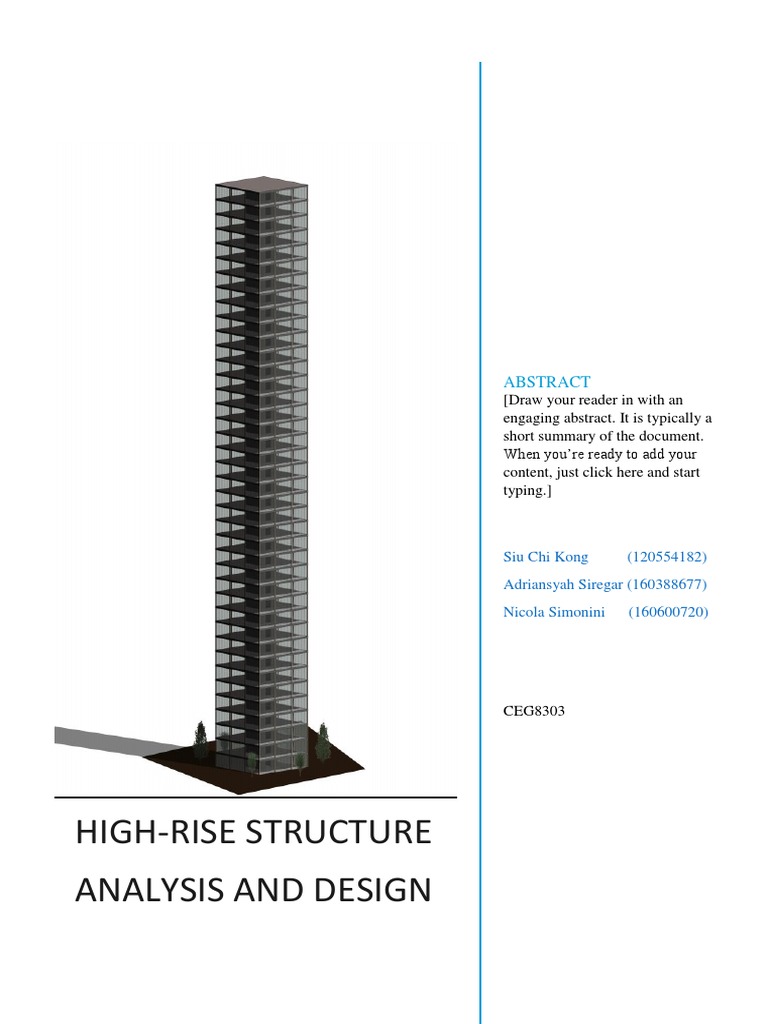 High-Rise Structure Analysis and Design | PDF | Normal Mode | Beam ...