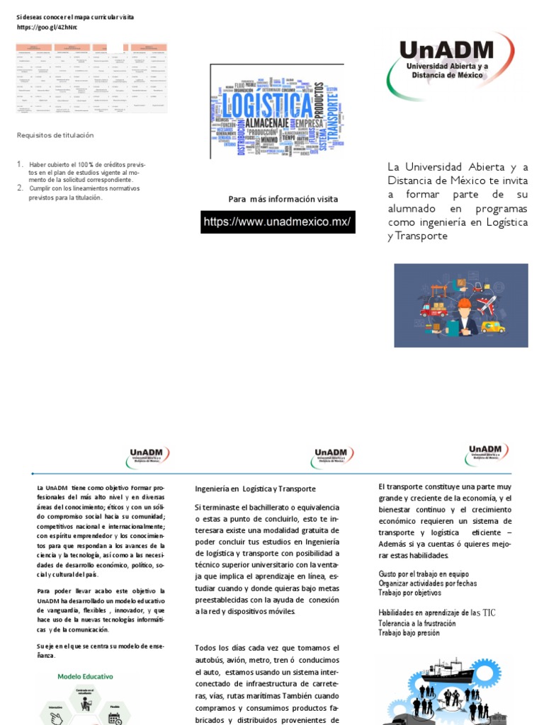 Tríptico | PDF | Transporte | Logística