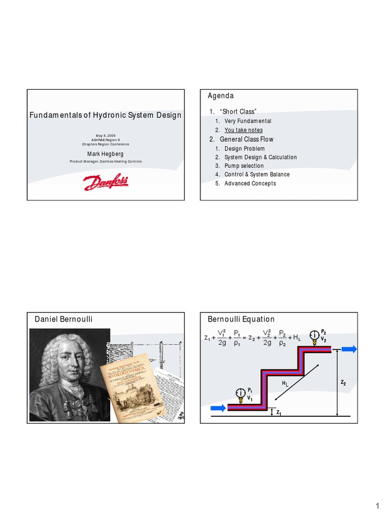Hydronic System Design Fundamentals | PDF | Pounds Per Square Inch ...