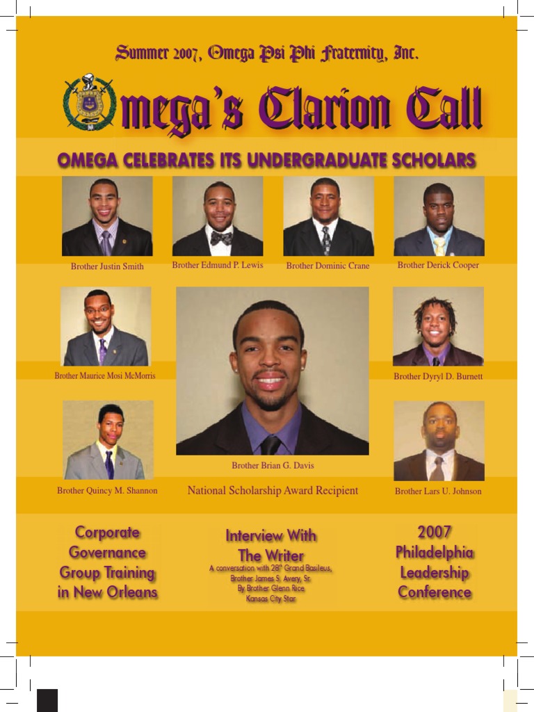 The Clarion Call Summer 2007 | PDF | Fraternities And Sororities ...