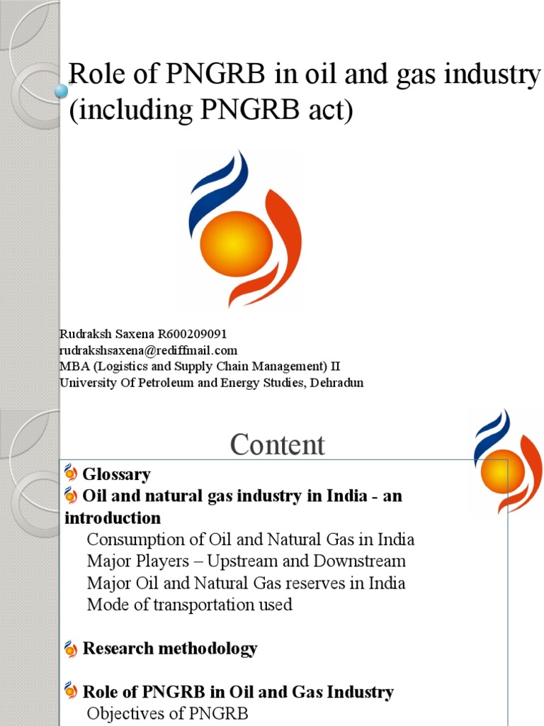 Role of PNGRB in Oil and Gas Industry | PDF | Natural Gas | Economic ...